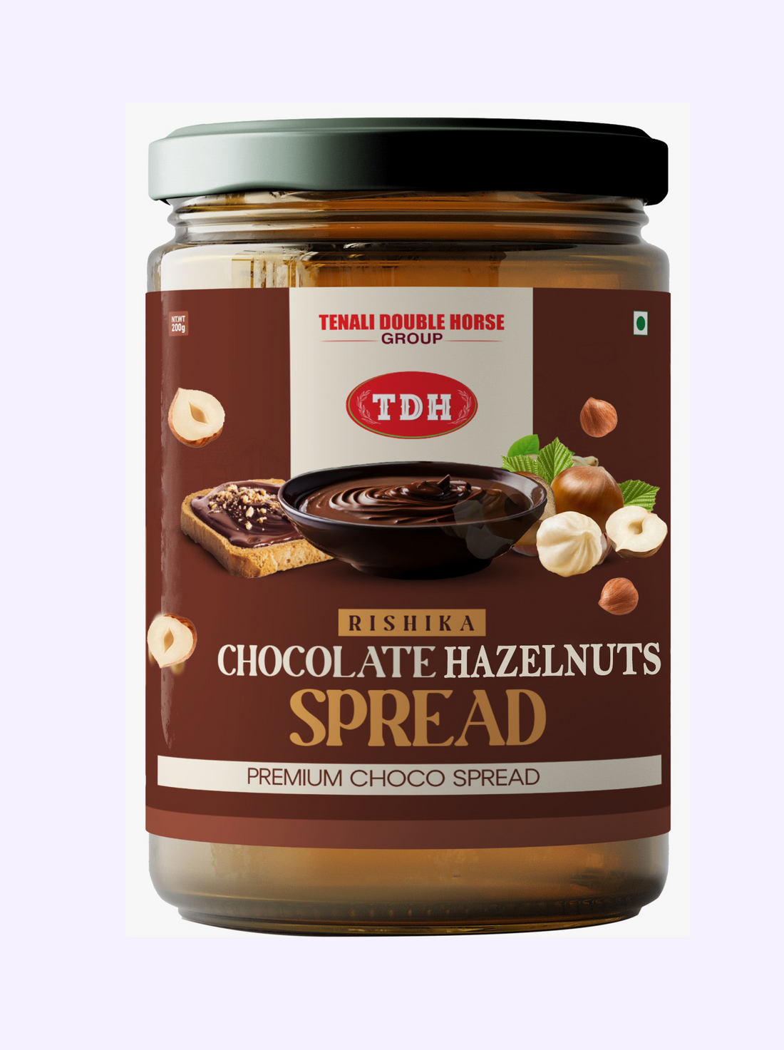 CHOCOLATE HAZELNUTS SPREAD 200 GRAMS – Tenali Double Horse