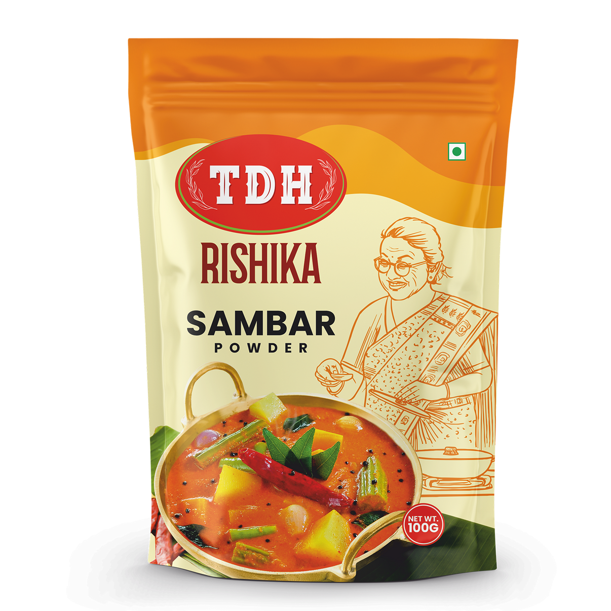 Sambar Powder 100g | Traditional South Indian Spice Mix | Tenali Double ...