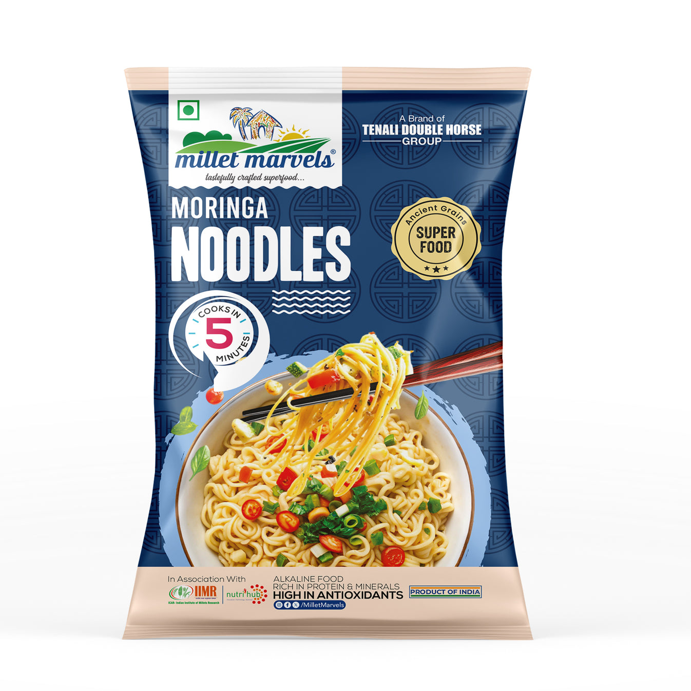 Moringa Noodles 175 GRAMS – Tenali Double Horse