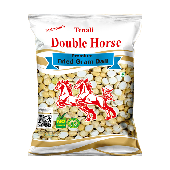 Premium Fried Gram Dall 500 Grams – Tenali Double Horse